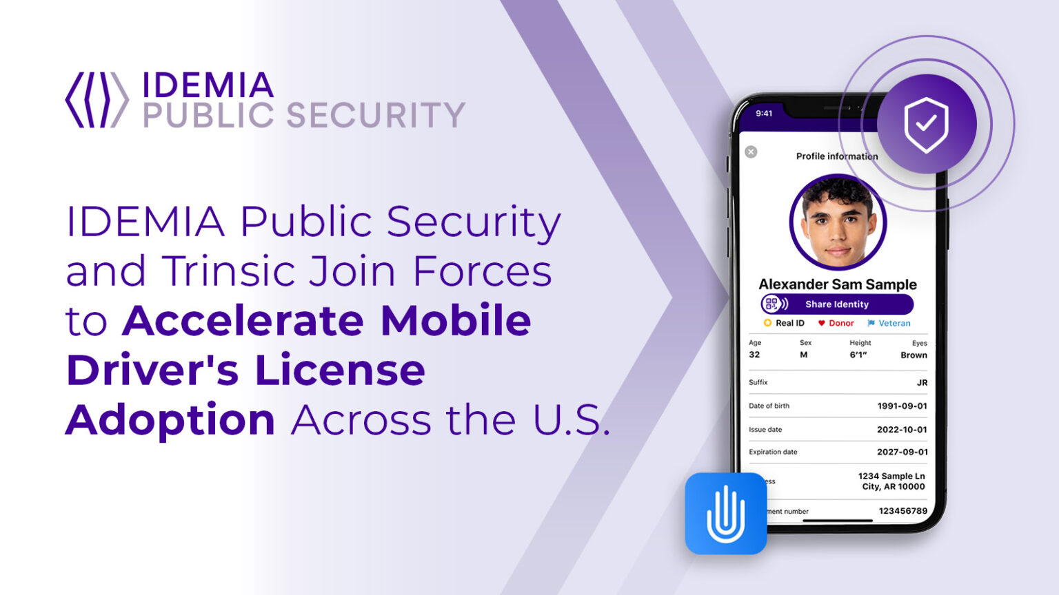 IDEMIA Public Security and Trinsic Partner to Accelerate Mobile Driver ...